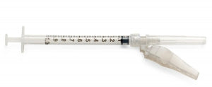Medline Medline Safety Syringes with Needle - 1 mL Syringe with 27G x ...