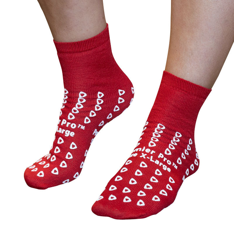 S2S Global Slipper Socks - SOCK, SLIPPER, FALL MANAGEMENT, RED, BARI ...
