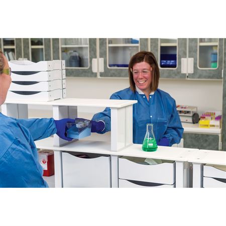 StackLab Workstation Riser Single — Grayline Medical