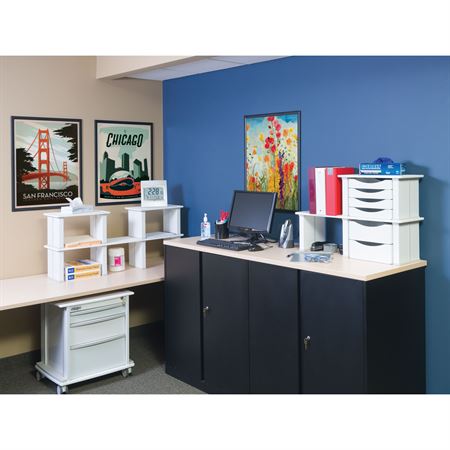 StackLab Workstation Riser Double — Grayline Medical