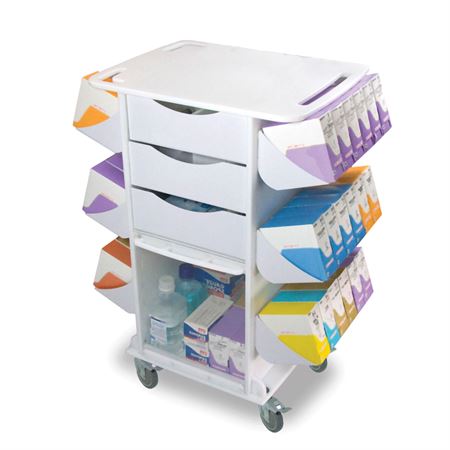 Suture Procedure Cart Suture Procedure Cart - 27.25"W x 20"D x 35.625 ...