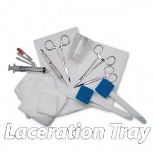 Trinity Sterile Laceration Trays - Laceration Tray, Minor Lacerations ...