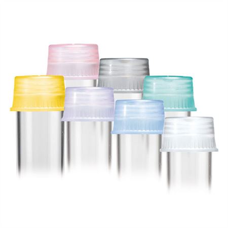 Transparent Color Tube Caps 13mm — Grayline Medical