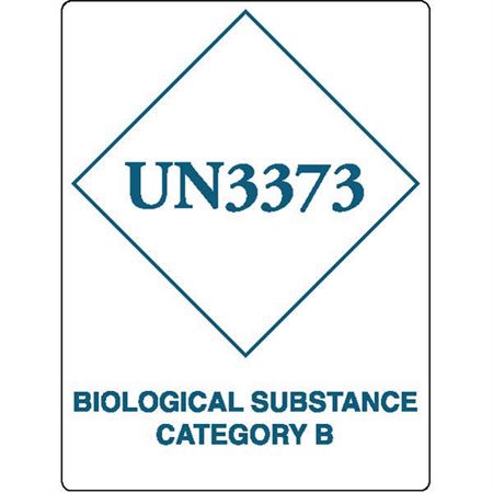 DGR Hazard Labels UN 2814 Cat A - Infectious Substance, Affecting Huma ...