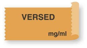 United Ad Label Co Versed Labels - "Versed mg / mL" Label, Orange - TA ...
