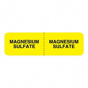 United Ad Label Magnesium Sulfate Labels - Magnesium Sulfate Labels, F ...