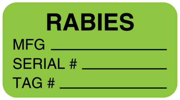 Medical Use Labels - Vaccination Record Label, 1-5/8" x 7/8" — Grayline ...