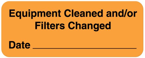 Medical Use Labels - Equipment Cleaned Label, 2-1/4" x 7/8" — Grayline ...