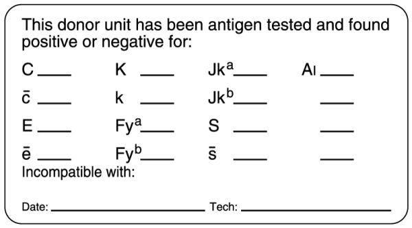 Medical Use Labels - Antigen Testing Label, 3" x 1-5/8" — Grayline Medical