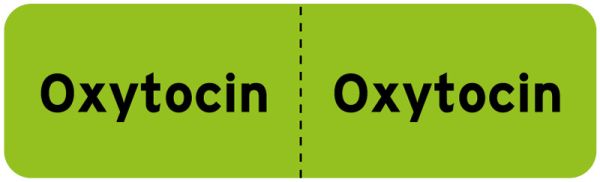 Medical Use Labels - OXYTOCIN, I.V. Line Identification Label, 3" x 7 ...