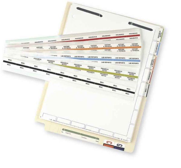 Medical Use Labels - Divider Sheets, 8-1/2" x 11" — Grayline Medical