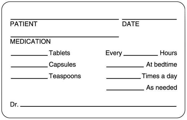 Medical Use Labels - PATIENT DATE MEDICATION…., Medication Instruction ...