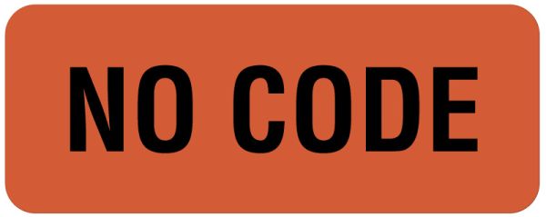 Medical Use Labels - Code Status Label, 2-1/4" x 7/8" — Grayline Medical