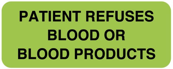 Medical Use Labels - Patient Care Label, 2-1/4" x 7/8" — Grayline Medical