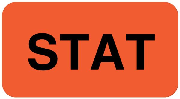 Medical Use Labels - STAT Label, 1-5/8" x 7/8" — Grayline Medical