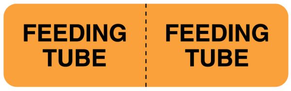 Medical Use Labels - FEEDING TUBE, 3" x 7/8" — Grayline Medical