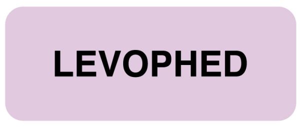 Medical Use Labels - Medication ID Label, LEVOPHED 2-1/4" X 7/8 ...