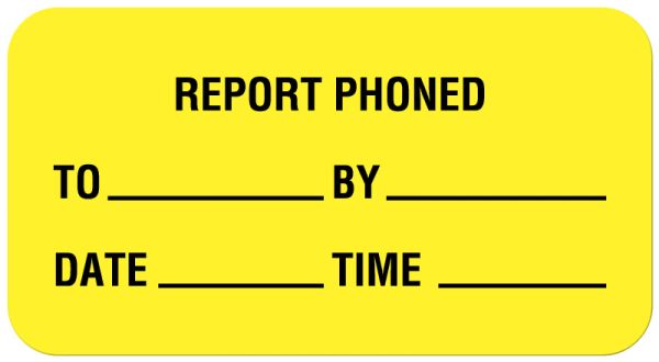 Medical Use Labels - Lab Report Label, 1-5/8" x 7/8" — Grayline Medical