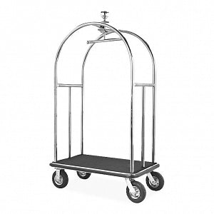 Uline Luggage Cart - CART, LUGGAGE, 43X26X70", SILVER - H-5010SIL ...