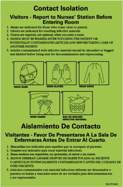 Medical Use Labels - Isolation Labels, 5-1/4" x 8" — Grayline Medical
