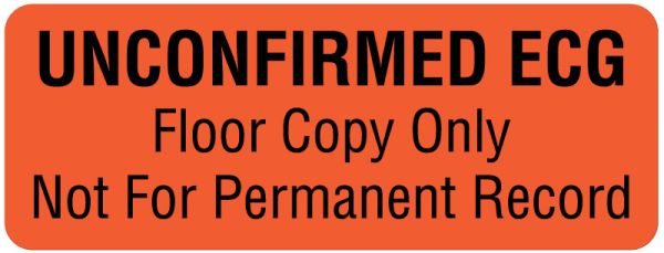 Medical Use Labels - Cardiopulmonary Department Label, 3" x 1-1/8 ...