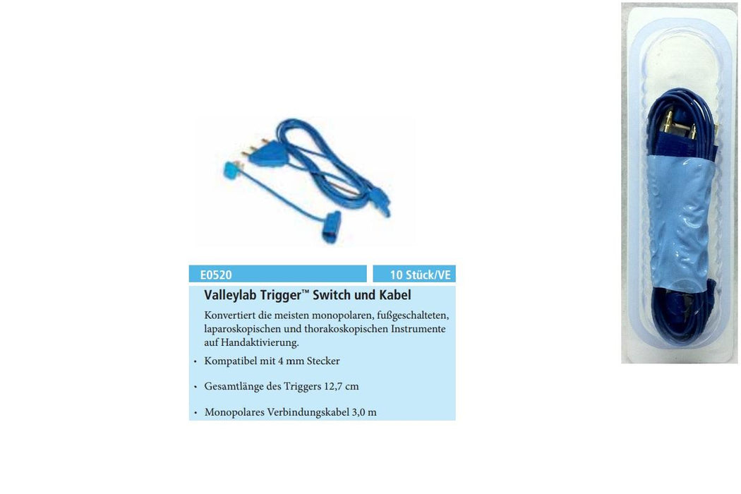 Valleylab Trigger Switch and Cord by Covidien — Grayline Medical
