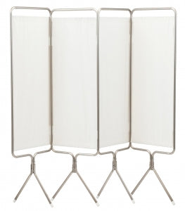 Winco Modular 4-Panel Privacy Screens - 4-Panel Privacy Screen, White ...