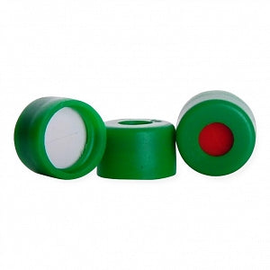 DWK Wheaton Snap Cap with Pre-Cut FEP / Butyl Septa - CAP, SNAP, GREEN ...