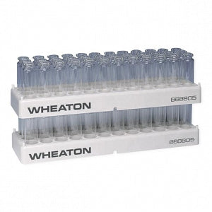 DWK Wheaton Polypropylene POS Rack with Open ID - Polypropylene Vial R ...