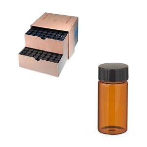 DWK Lab File Amber Vials - VIAL, LAB FILE, 24-400, PTFE, 20ML, AMB, 72 ...