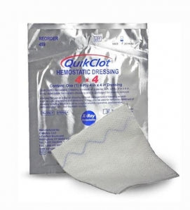 Z-Medica QuikClot Interventional Hemostatic Bandage - QUIKCLOT, 4X4, X ...