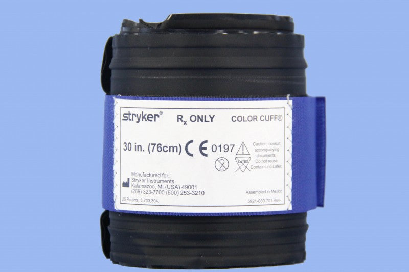 Stryker Color Cuff Sterile Disposable Tourniquet - CUFF, COLOR, ROYAL ...