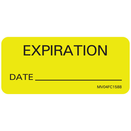 PDC Healthcare Expiration Labels - Expiration Date Label, 2-1/4" x 1 ...