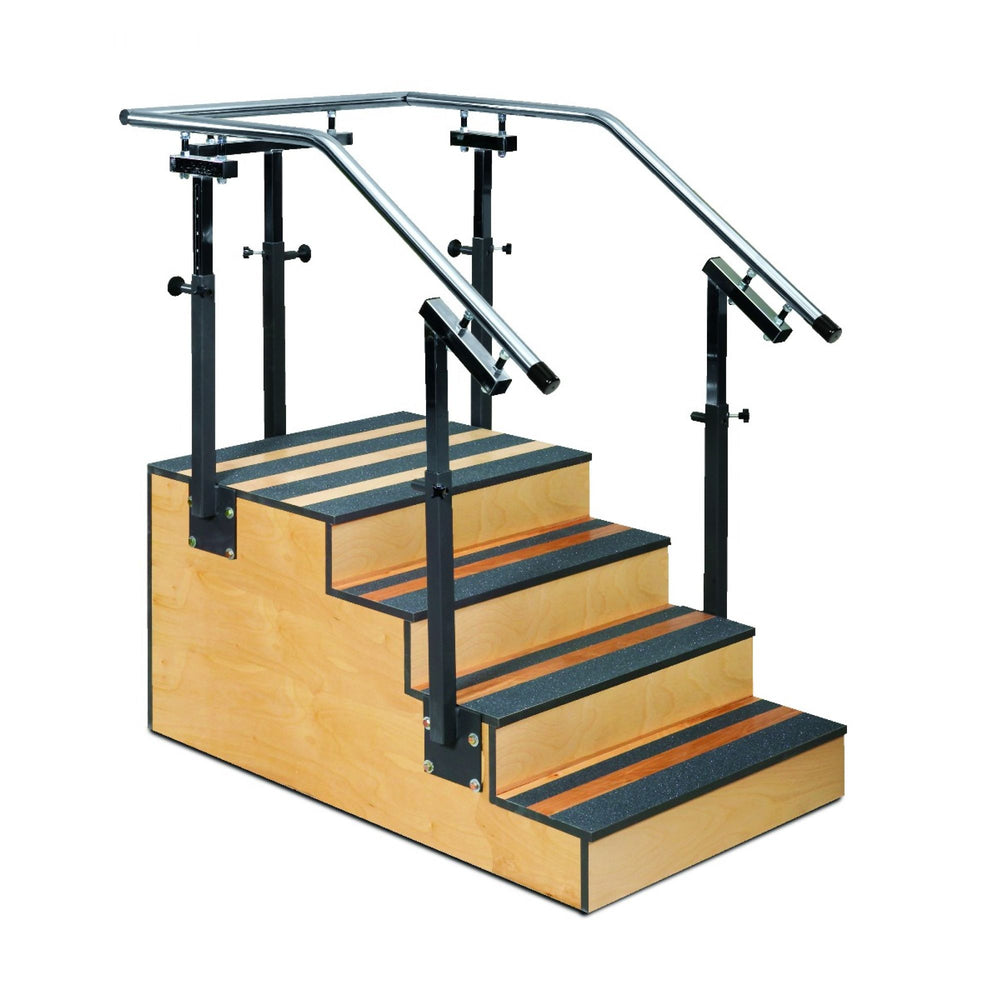 Clinton Staircases with Height-Adjustable Handrails — Grayline Medical