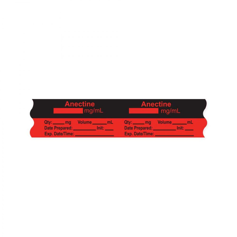 Anesthesia Tape, With Expiration Date, Time & Initial (Removable), "An ...