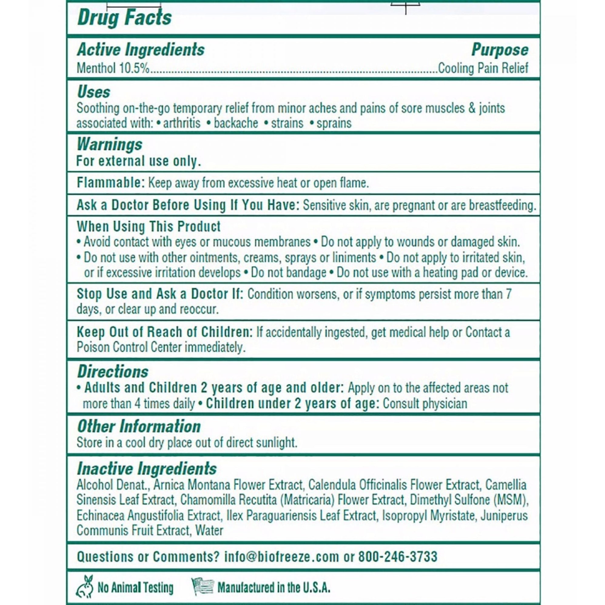 Biofreeze Classic — Grayline Medical