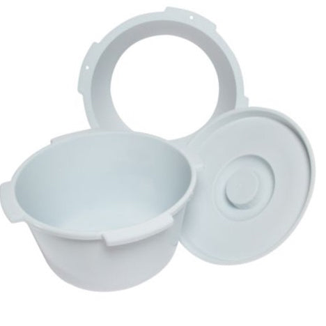 Cardinal Health Commode Buckets - Commode Bucket with Splashguard, 10 ...