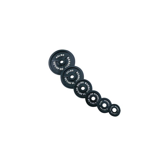 Patterson Medical Cast Iron Olympic Weight Plates — Grayline Medical