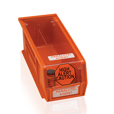 MedValue High Alert Paralytic Bin - 1401 Orange — Grayline Medical