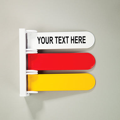 MedValue Room Status Flag Labeled System, 3 Flags — Grayline Medical