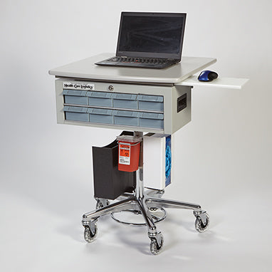 MedValue Medication Palwow Workstation On Wheels — Grayline Medical