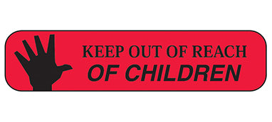 MedValue Keep Out Of Reach Of Children Labels — Grayline Medical