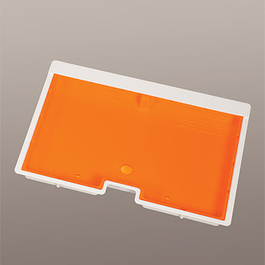 MedValue Shallow Crash Cart Box w/ Amber Slide-In Lid, 2"H — Grayline ...