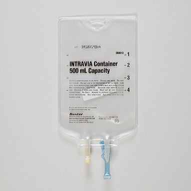 Sterile INTRAVIA Empty IV Bags, 500mL — Grayline Medical