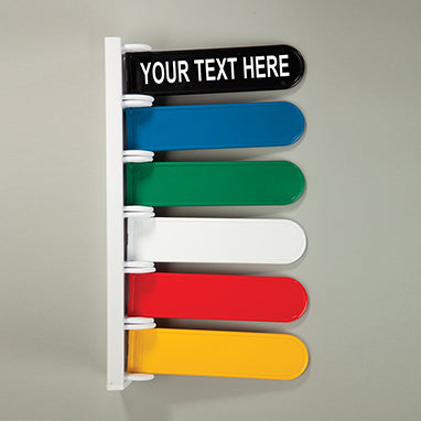MedValue Room Status Flag Labeled System, 6 Flags — Grayline Medical