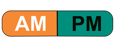 MedValue AM PM Labels — Grayline Medical