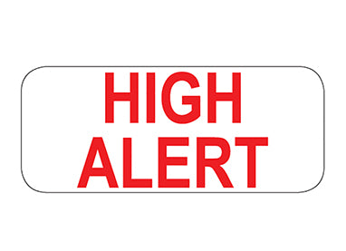 MedValue High Alert Labels — Grayline Medical