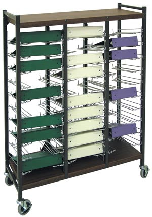 Omnimed Horizontal Open Style Chart Racks - RACK, STORAGE, FLAT, BIG B ...