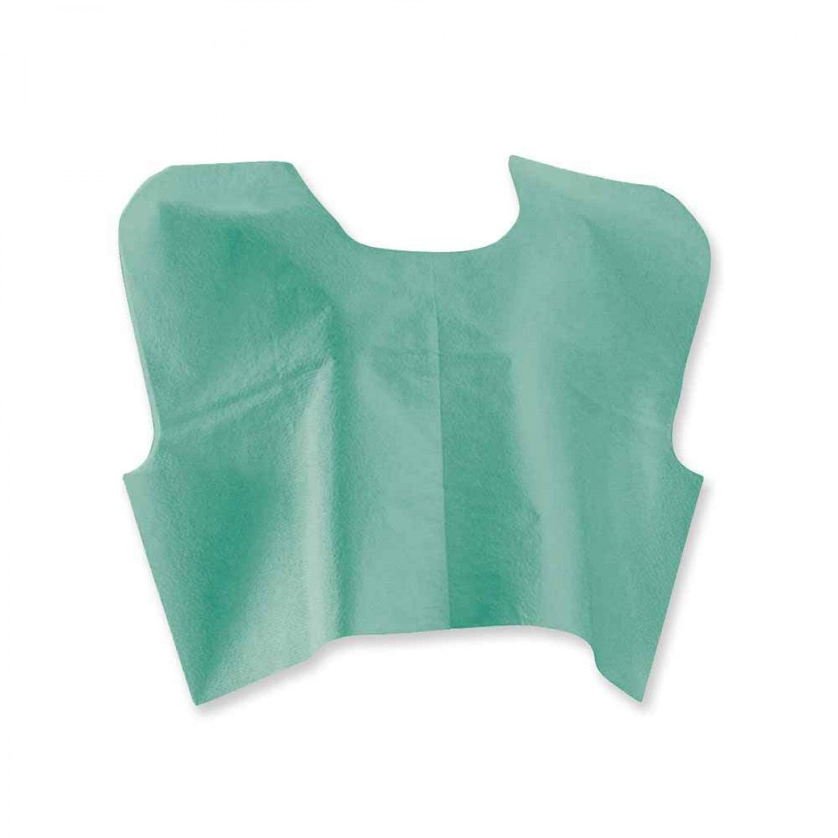Disposable Mammography Cape Front Or Back Opening Teal Tissue/Poly/Tis ...