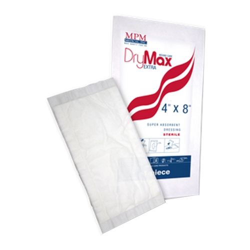 MPM Medical Dressing DryMax Extra Polymer 4x8" Sterile Ea — Grayline ...